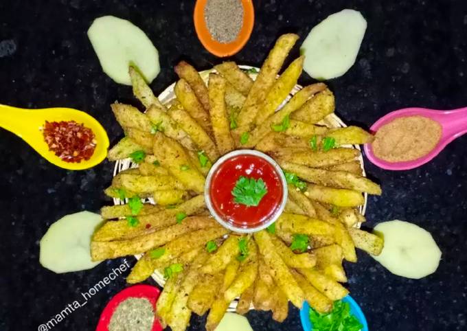 Masala French Fries Recipe By Mamta Pandya Cookpad