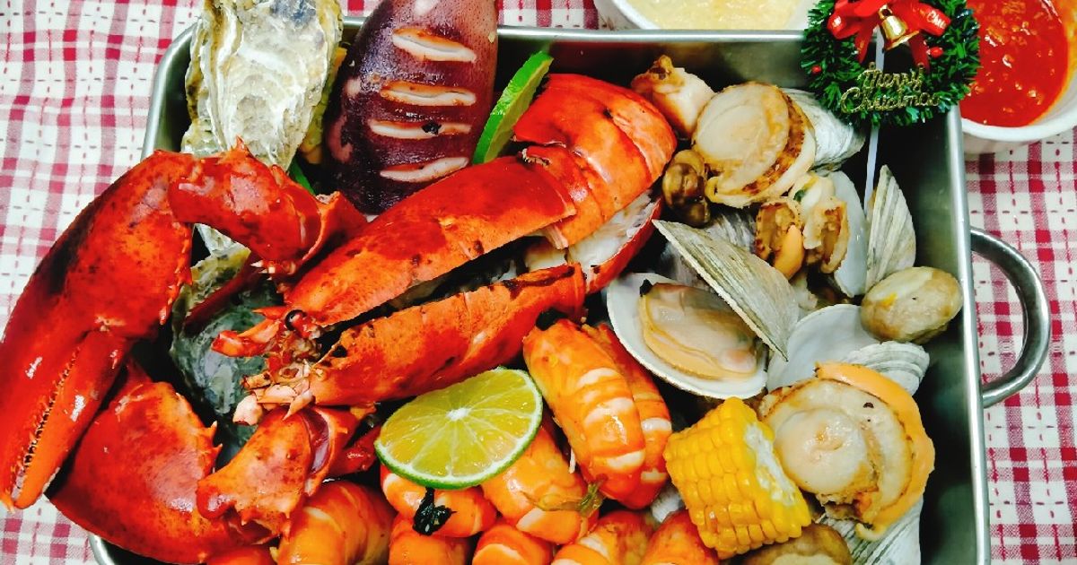 🎅Christmas Feast: Handheld Seafood Bucket🦪 Recipe By Oceanmommy Chen