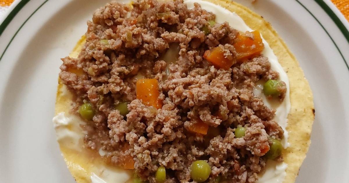 Picadillo seco para tostadas Receta de LuzMa SG- Cookpad