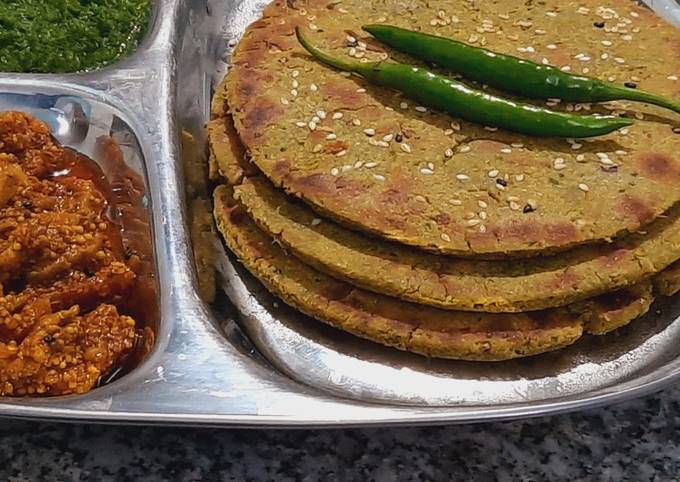 Bajra Paratha Recipe by Naheed Alam - Cookpad