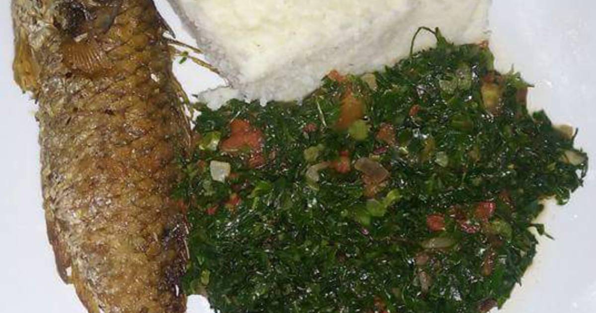 Ugali,Fish with kales. #localfoodcontest_mombasa Recipe by Ann David ...