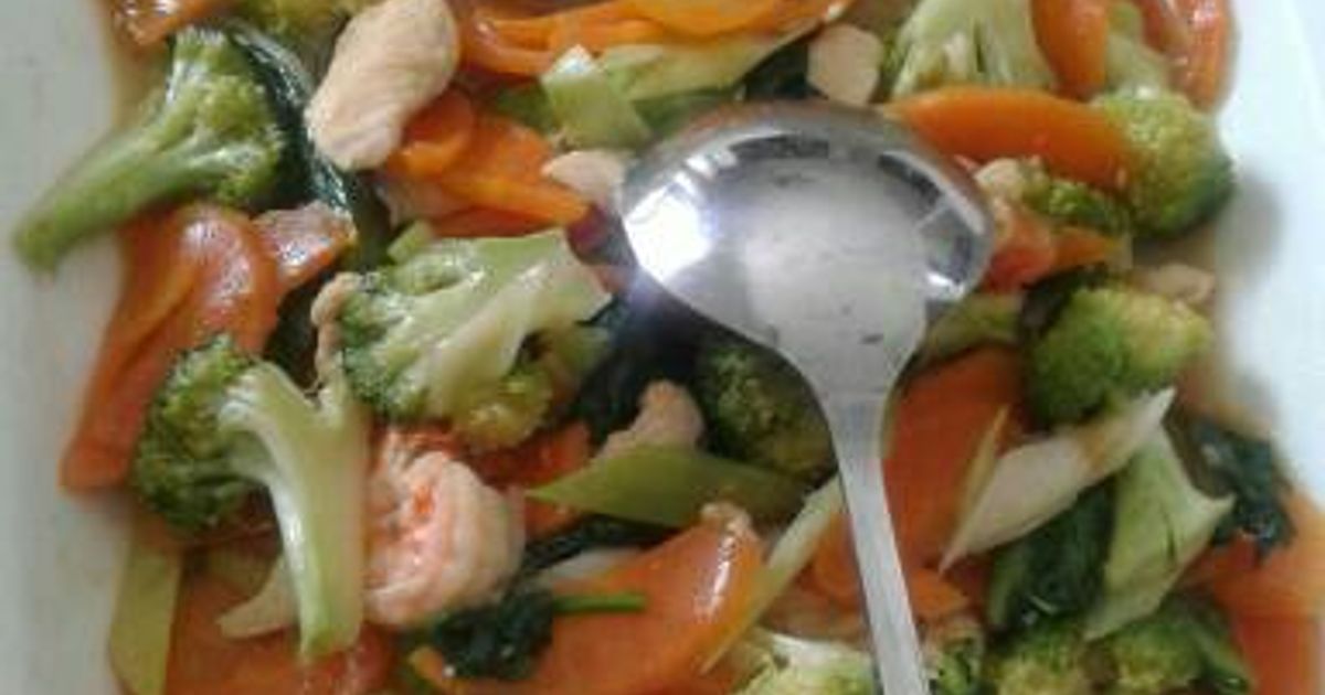 Resep Cap Cay Saus Tiram Simple oleh CHAR NIA - Cookpad