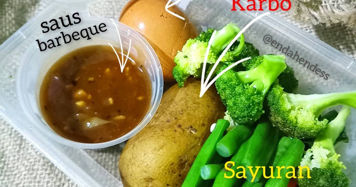 Resep Bekal Bento Simpel Sauce Barbeque 🧡 oleh Endah Mumpuni - Cookpad