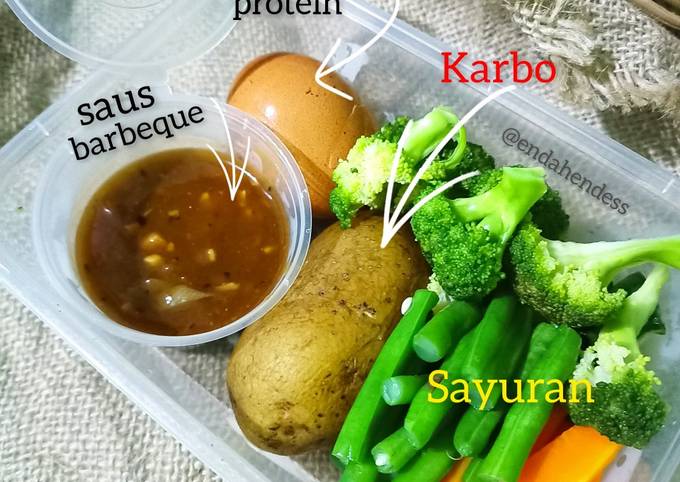 Resep Bekal Bento Simpel Sauce Barbeque 🧡 oleh Endah Mumpuni - Cookpad