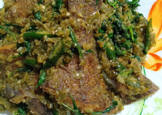 Resep Ikan Cabe Ijo oleh Galoeh Cooking - Cookpad