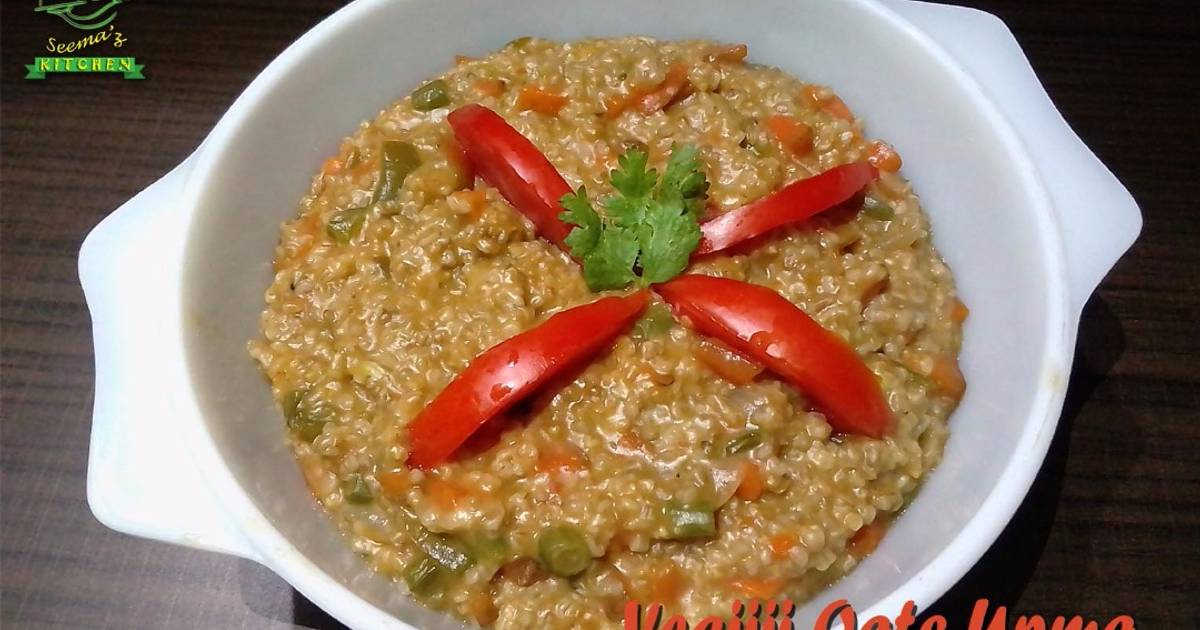 Vegetable Oats Upma Recipe Recipe by Seema'z Kitchen - Cookpad