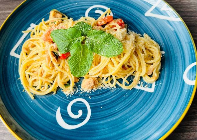 Resep Spaghetti Tuna Pedas ala Mama Asi / yLoVeA oleh Asi Andriani ...