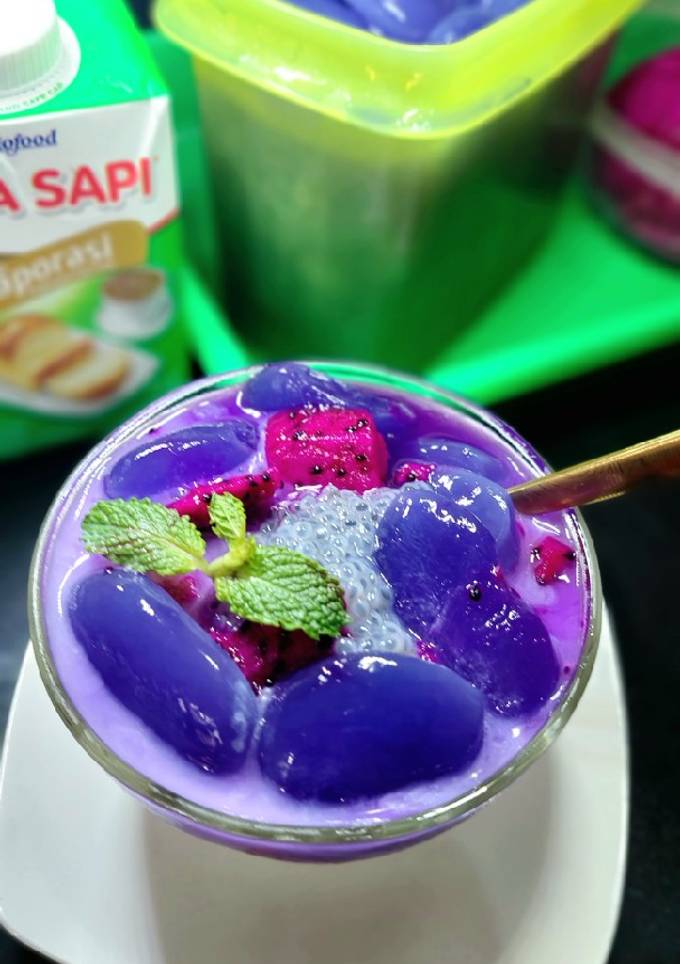 Resep Es kolang kaling Bunga Telang(738) oleh Susi Darmawan/IG @d_sus14 ...