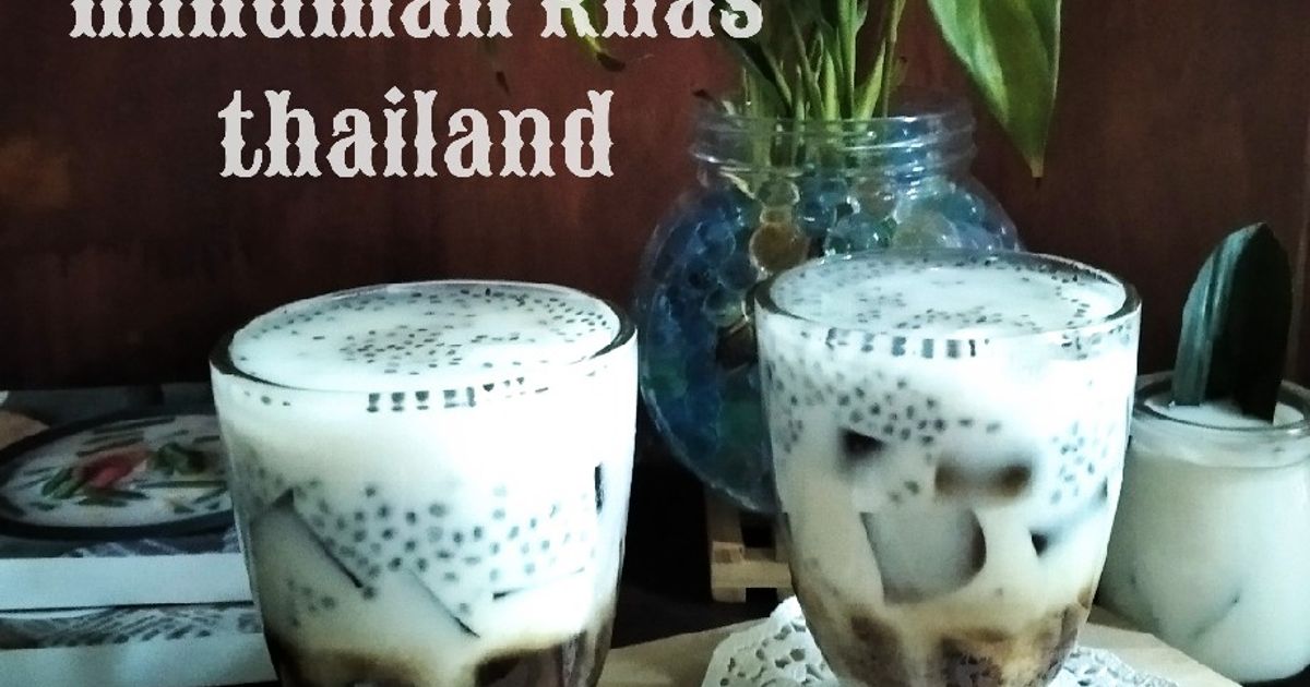 Resep *Cha Bang Ang*..Minuman Khas Thailand oleh ati dewanthi - Cookpad
