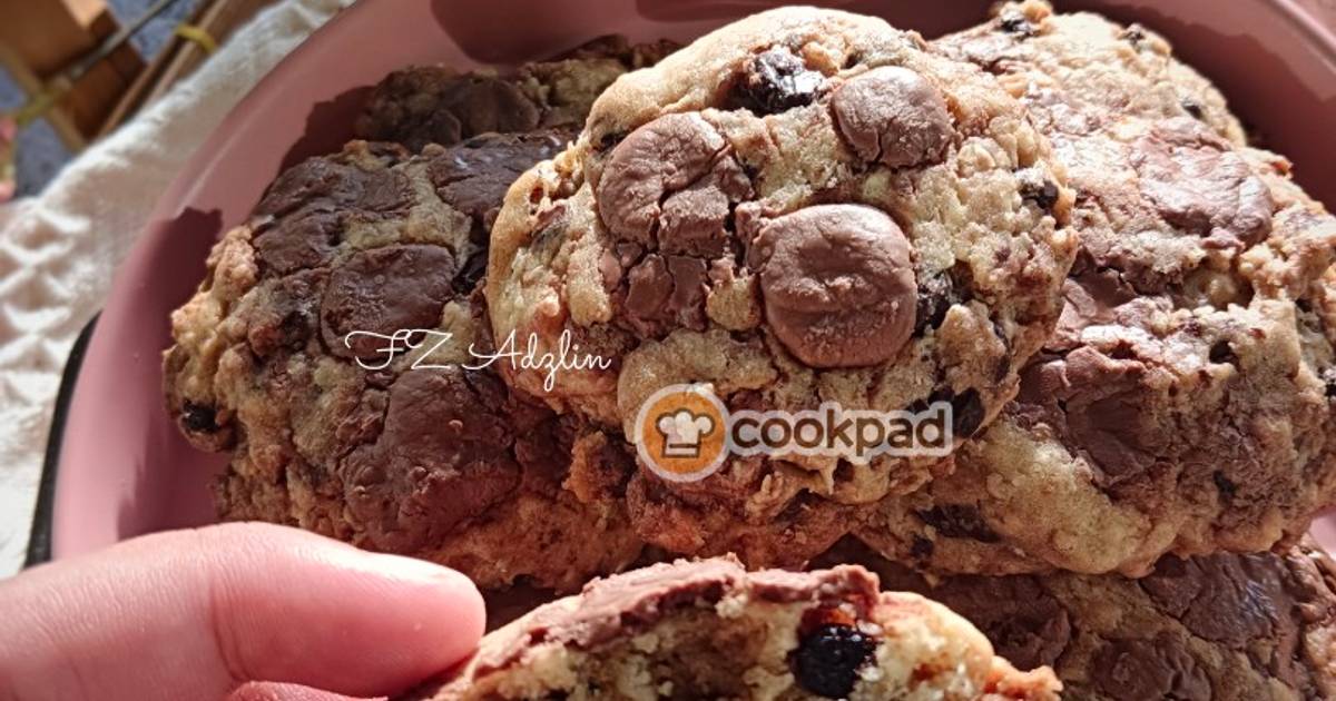 Resepi biskut oat super sedap - rasa sekali nak lagi!