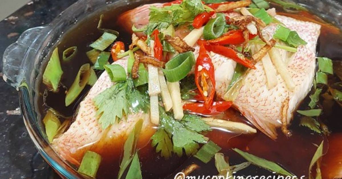 Resep Ikan Tim HongKong oleh My Cooking Recipeas - Cookpad