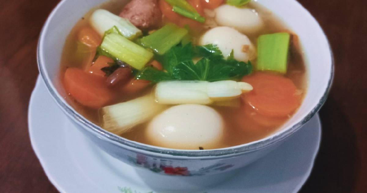 21 resep telor puyuh kuah kaldu enak dan mudah - Cookpad