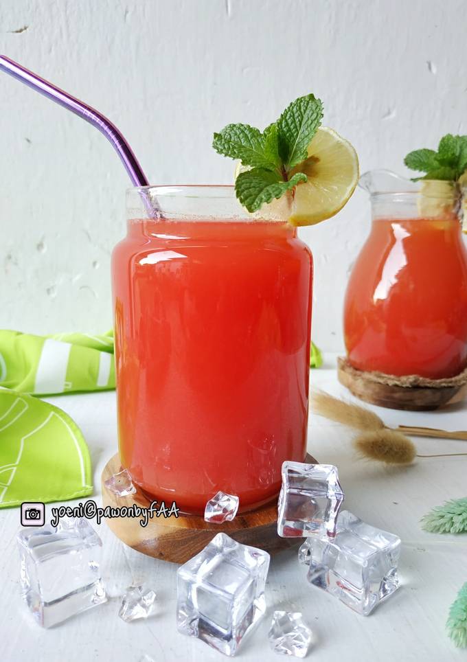 Resep Mix Fruit Juice (semangka & nanas) oleh Tri Yunianti - Cookpad