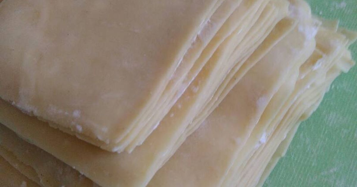 Resep kulit pangsit amei rumahan enak dan mudah - Cookpad
