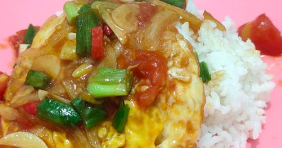 Resep Telor ceplok pedas manis oleh Suzie - Cookpad