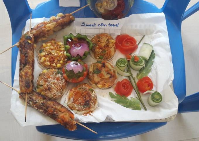 Sweet corn toast Recipe by Divya k - Cookpad