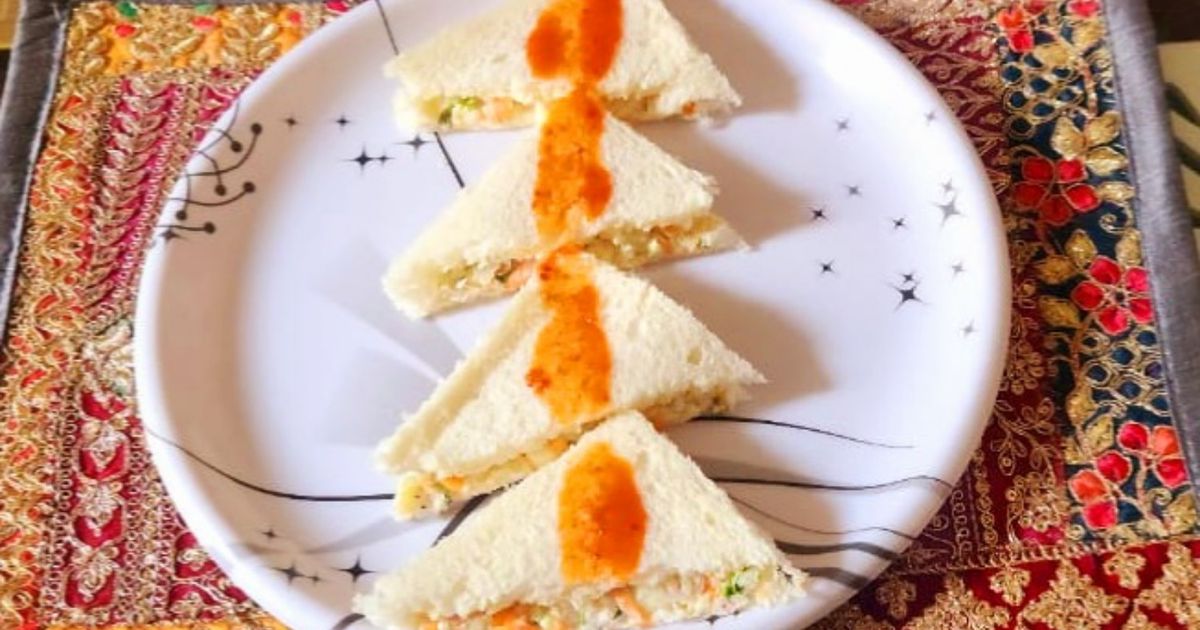 Fireless Bread Sandwich Recipe by Monika Jain ( Homechef) - Cookpad