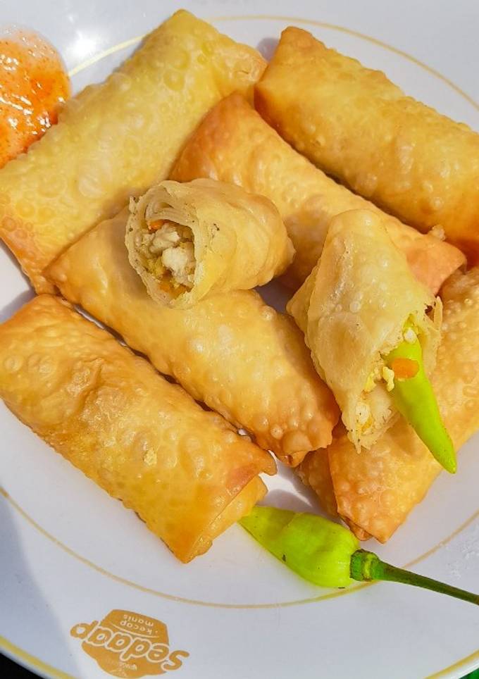 Resep 29. Sosis solo kulit pangsit (Frozen) oleh Rahma Ummu Hamzah ...