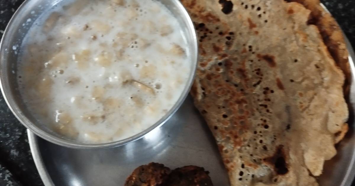 धिरडे शिखरण हेल्दी नाश्ता (Dhirde Shikran Recipe In Marathi) रेसिपी ...
