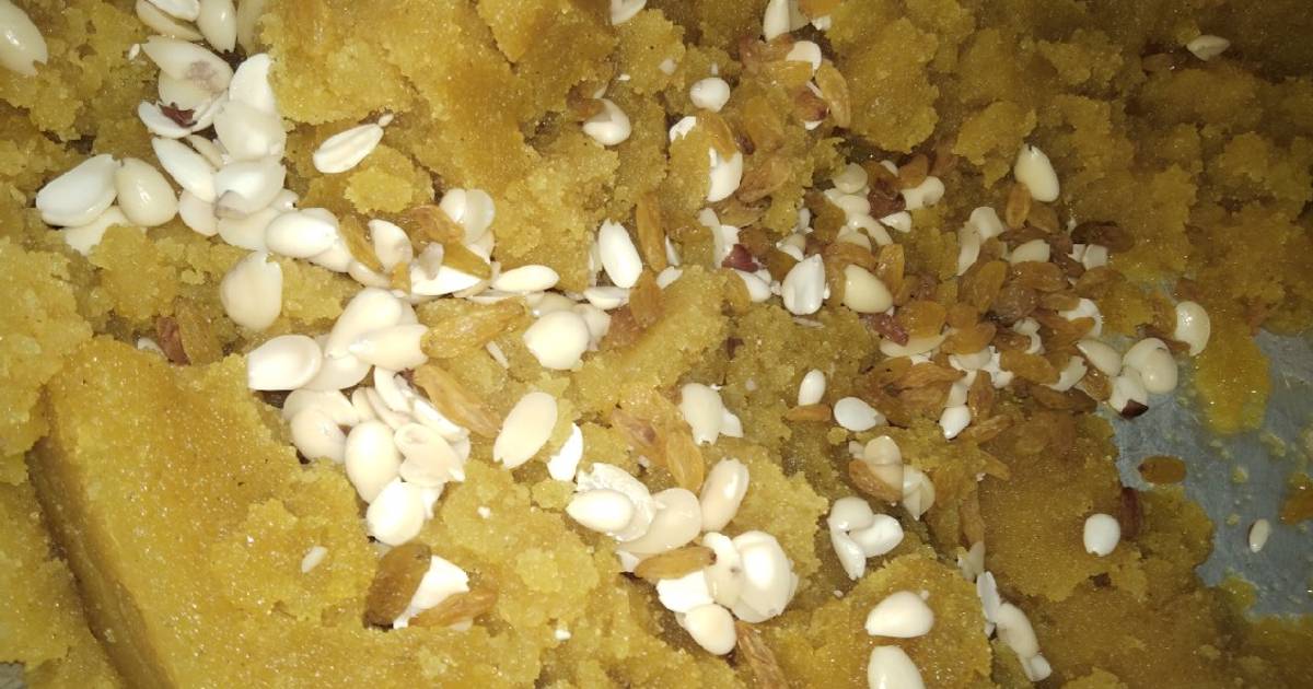 Suji ka hlwa Recipe by Baking Lover - Cookpad