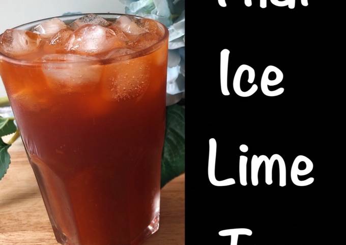 How To Make Thai Tea At Home • Easy Recipe •Thai Iced Lime Tea" Recipe ...