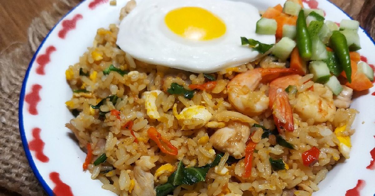 Resep Nasi Goreng Baceman Bawang oleh dapurVY - Cookpad