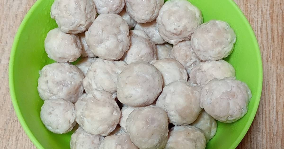 Resep bakso homemade kenyal dan gurih: bakso daging sapi, ayam, hingga ...