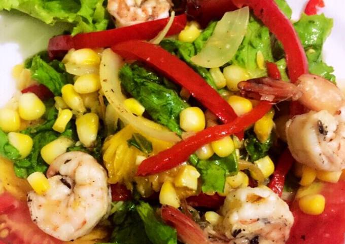 Resep Prawn Salad/Salad Udang oleh Elvyra Diar - Cookpad