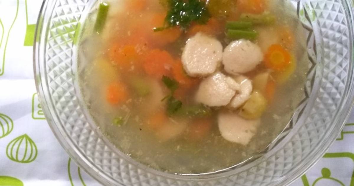Resep Sop baso ayam sedap oleh Mama Oryza - Cookpad