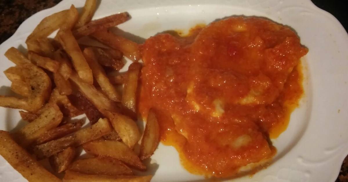 Pechuga de pollo en salsa Receta de josi E.- Cookpad