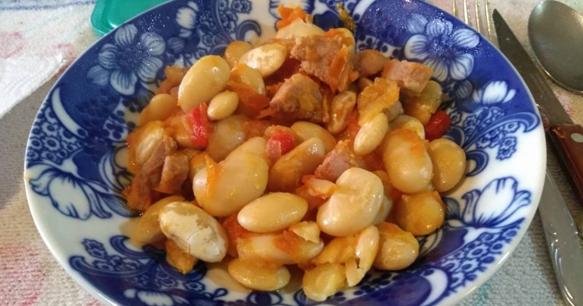 Guiso de porotos blancos y verduras - 383 recetas caseras- Cookpad