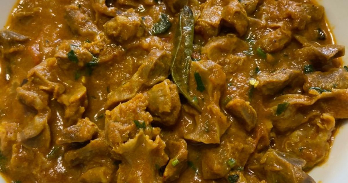 Chicken Gizzard Curry #Myrendangisntcrispy Recipe by Bhorta Bari - Cookpad