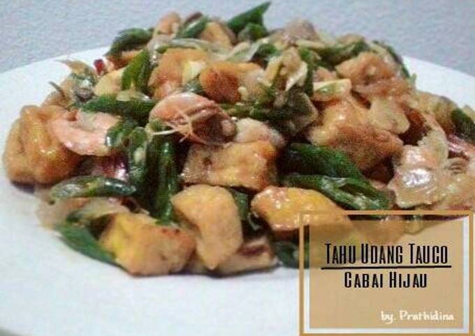 Resep Tahu Udang Tauco oleh Prathidina - Pawon Mak Syifa - Cookpad