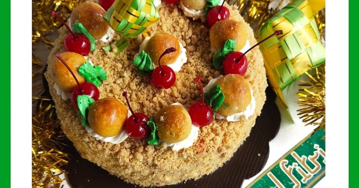 Resep Nastar Pineaplle Crumble Cake oleh Syahara Kitchen - Cookpad