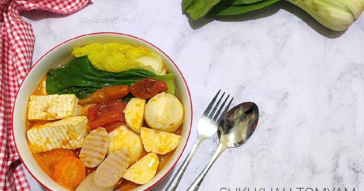 Resep Suki Kuah Tomyam oleh Lailazegaff - Cookpad
