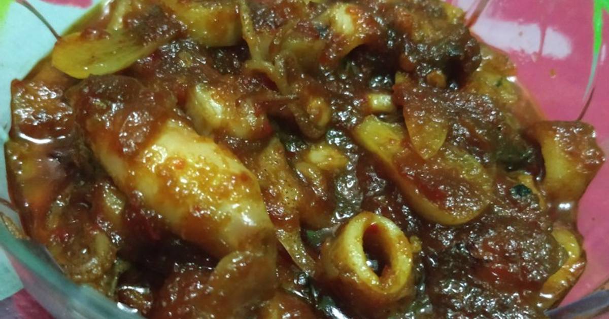 1.013 resep cumi-cumi saos padang enak dan sederhana - Cookpad
