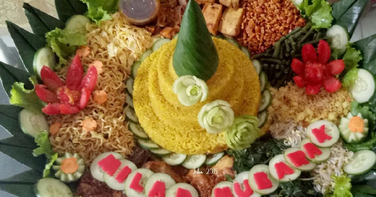 Resep Nasi Tumpeng oleh Icha Annisa Septiana - Cookpad