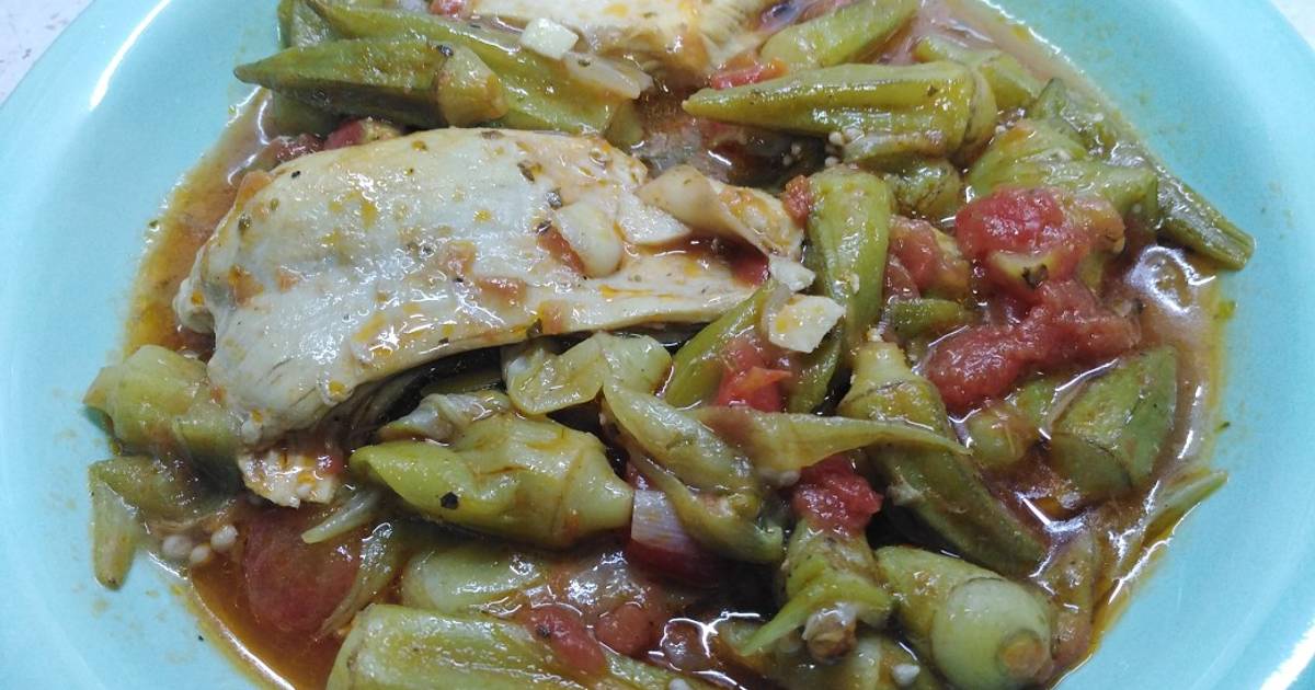 82 εύκολες και νόστιμες σπιτικές συνταγές για μπαμιες με κοτοπουλο ...