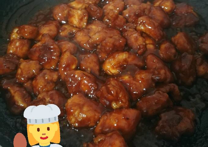 Pollo BBQ Sencillo Receta de Jennifer Torres- Cookpad
