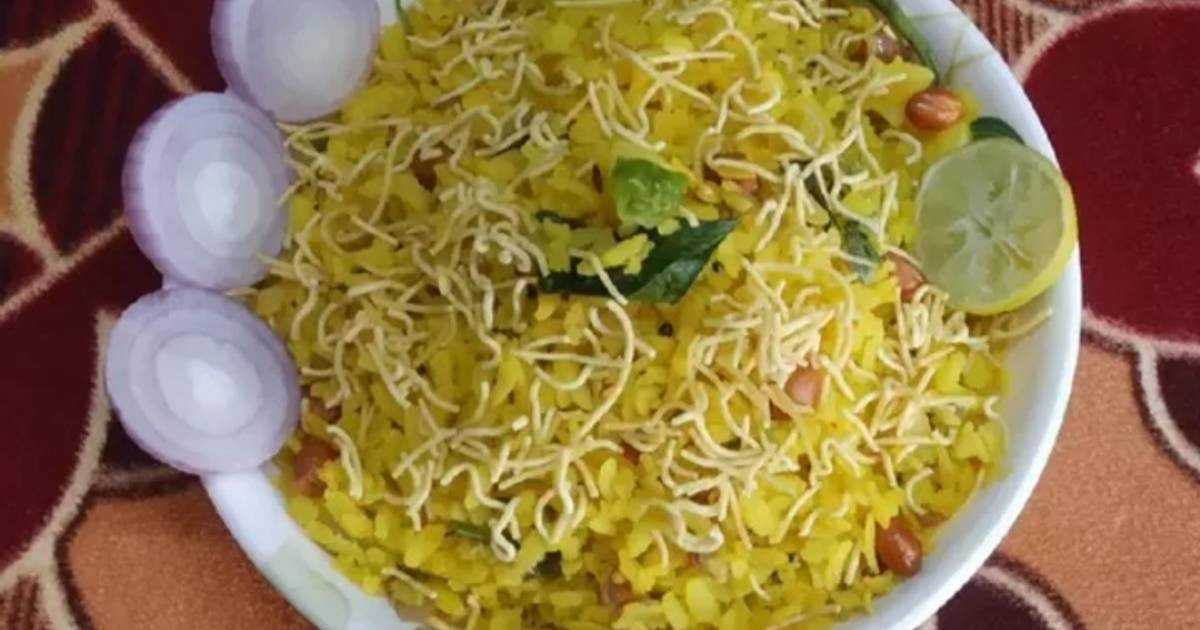 Kanda Batata Poha Recipe by DrPushpa Dixit - Cookpad