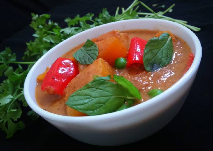 Restaurant style Red Thai Curry Recipe by Sabrina Yasmin - Cookpad
