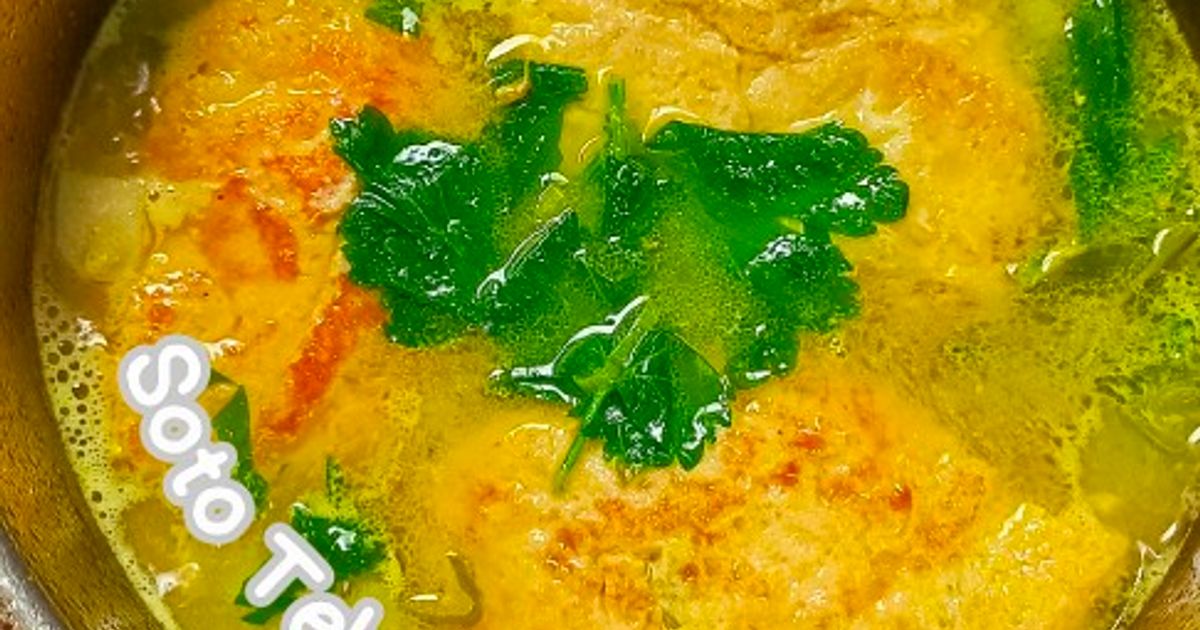 Resep Soto Telur & Udang (Mpasi) oleh Salma Putri - Cookpad