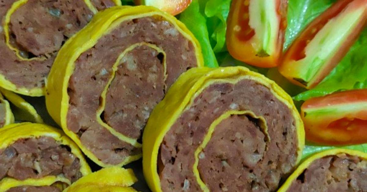 Resep Rolade Daging🥩🍅🥬 oleh arivita🌼 - Cookpad