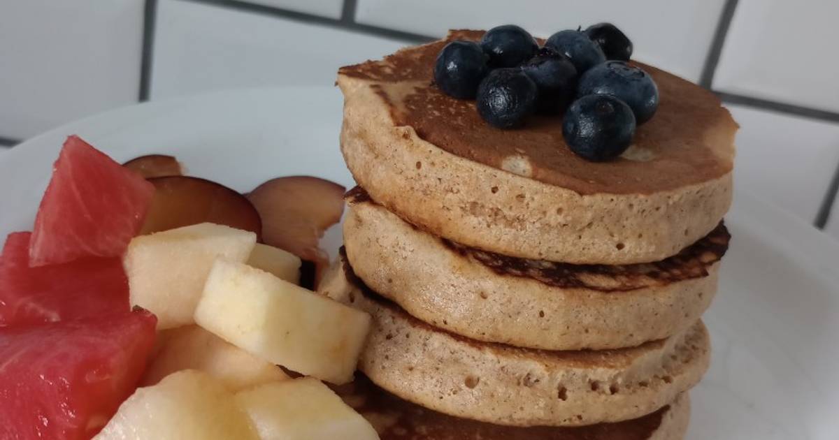 Pancakes 100% integrales Receta de Lucia 💕- Cookpad
