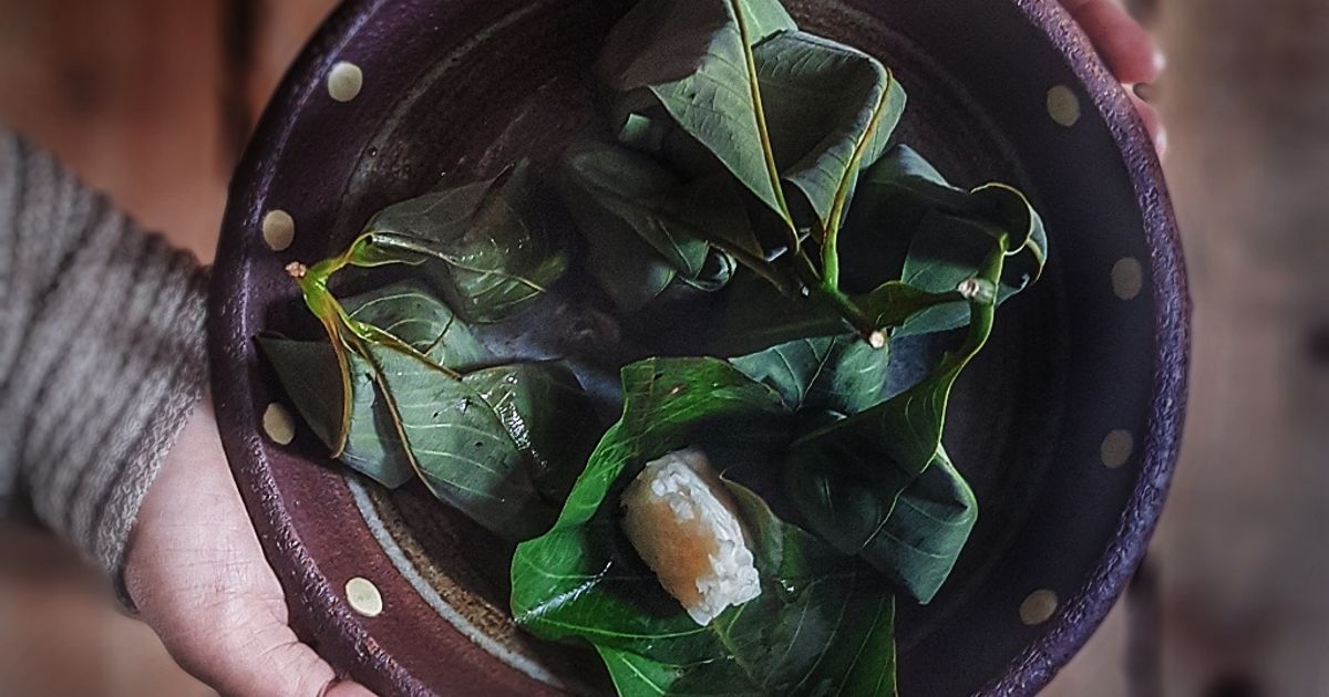 Resipi Tapai Pulut Daun Getah # Mahn (Kueh Tradisi) oleh Ila Dila - Cookpad