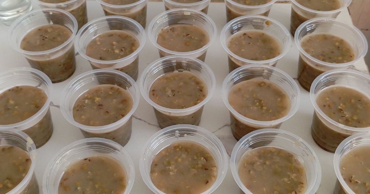 Resep kacang hijau bubur cup rumahan enak dan mudah - Cookpad