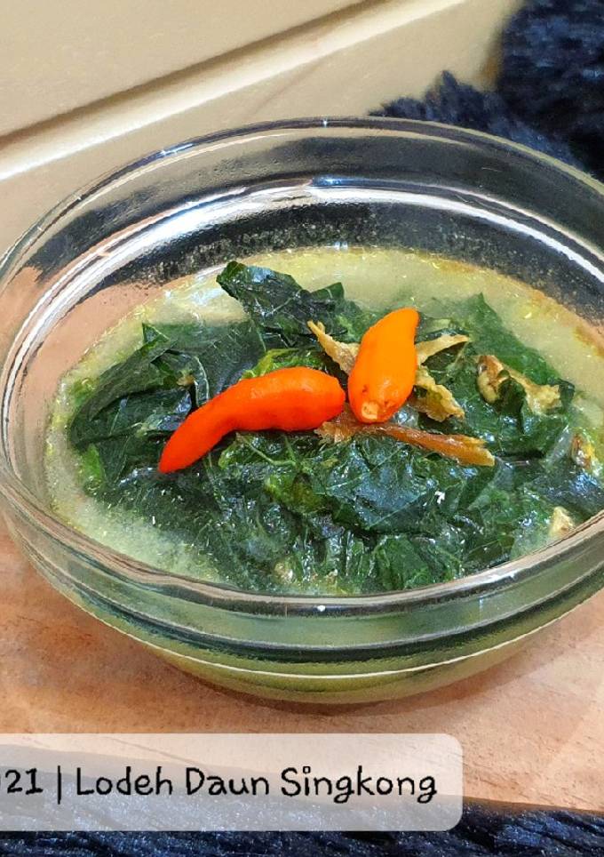 Resep Lodeh Daun Singkong ala Mama KamaRo oleh Keke Purnama - Cookpad