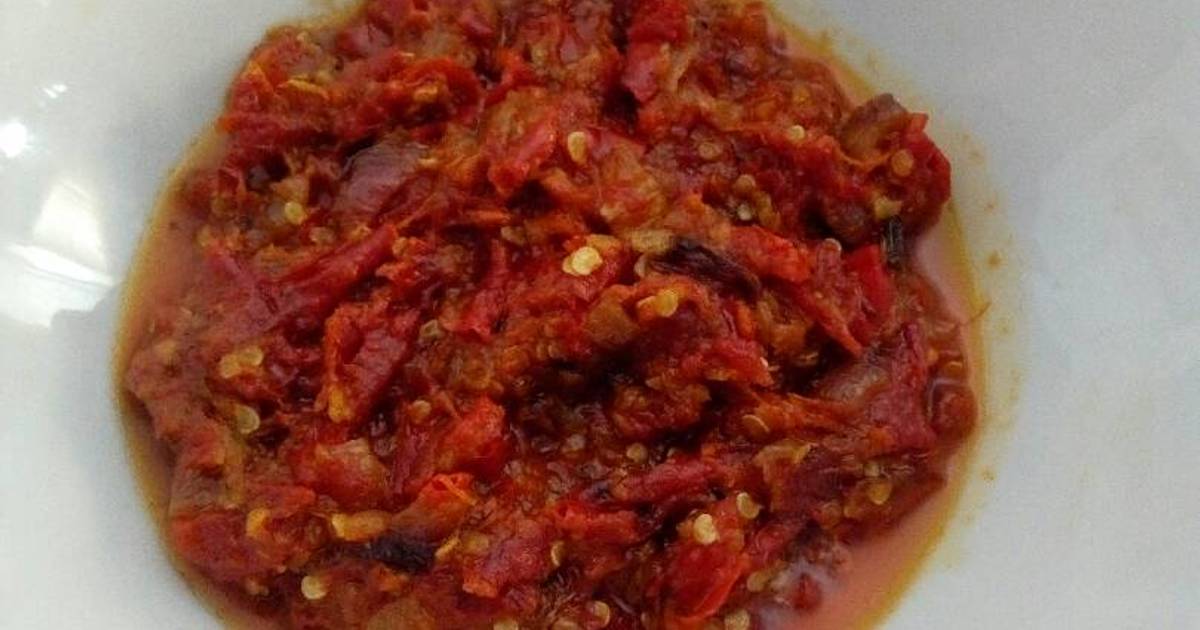 Resep Sambal merah oleh syaela fitria - Cookpad