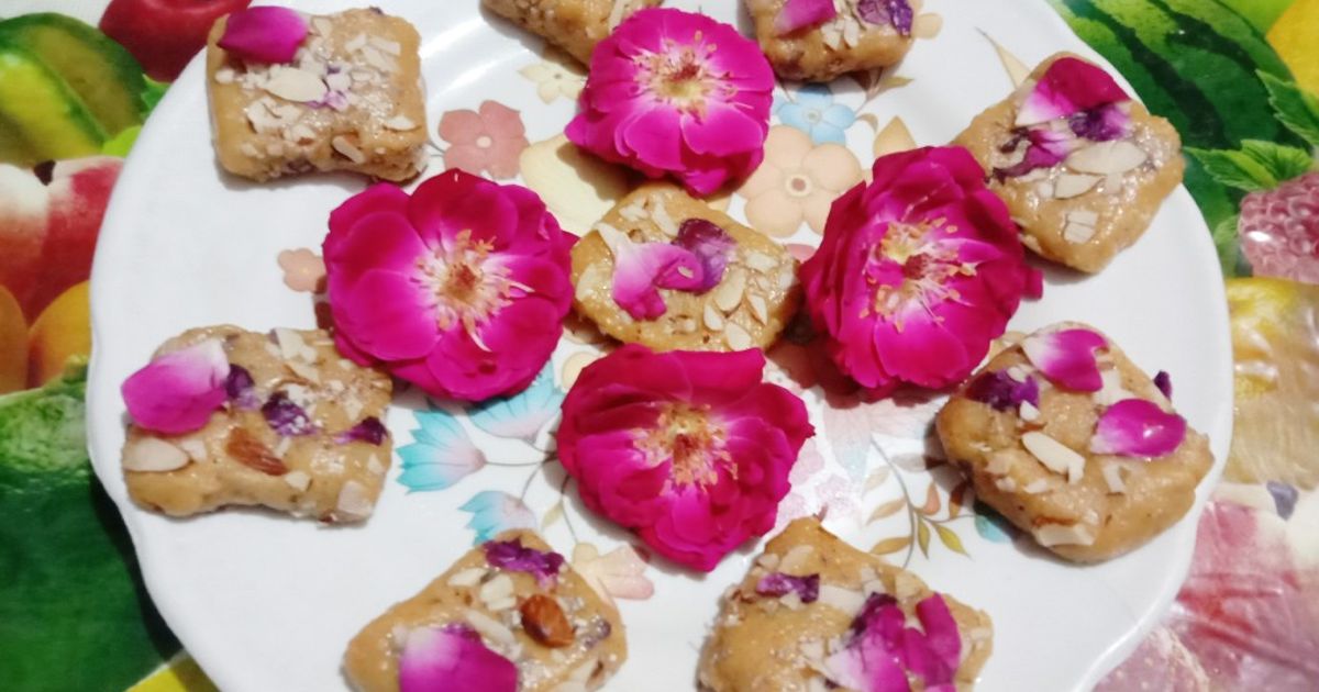 Delicious Colorful Tasty Gulab Pak With Alum Powder Recipe by Ramaben ...