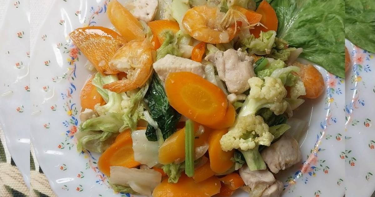Resep Capcay udang ayam oleh Fifiyah PuahSari - Cookpad